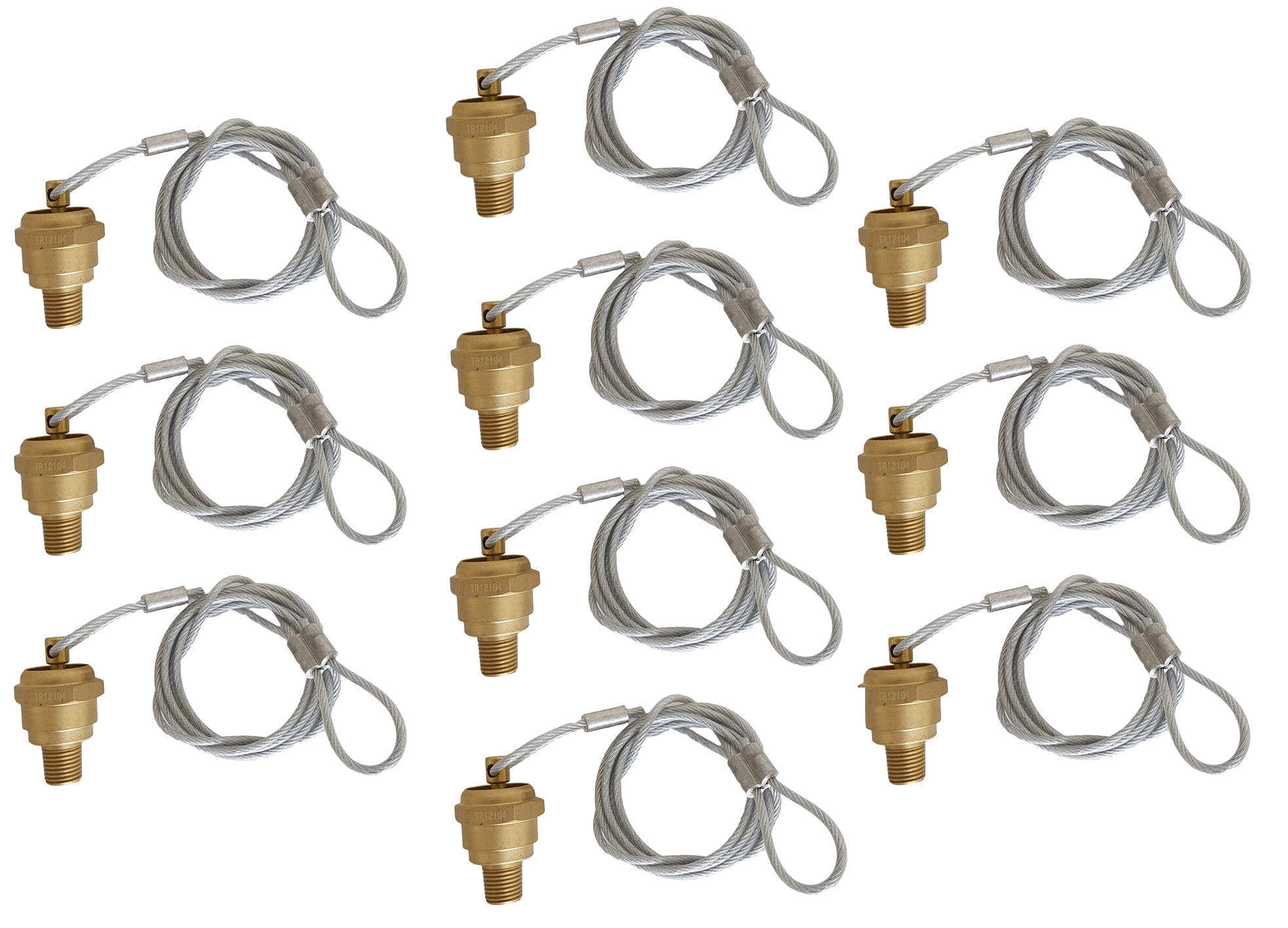 Set of 10 4 ft. Drain Valve Pull Type for Peterbilt Freightliner ...