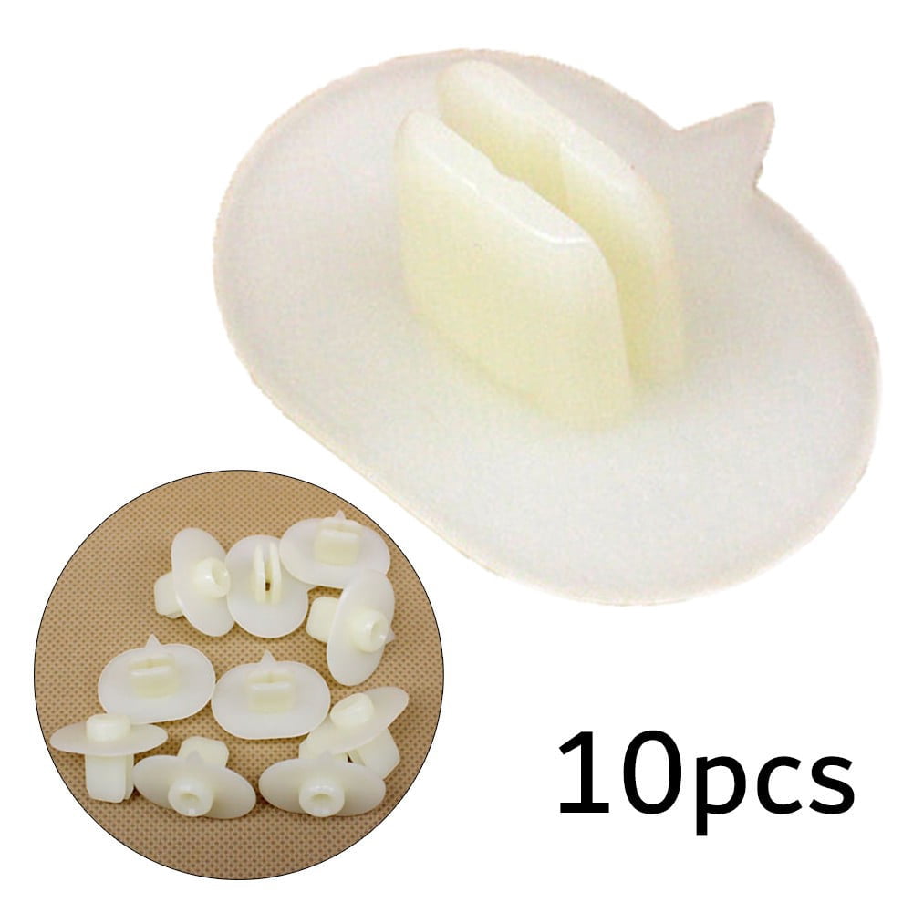 Set of 10 Bumper Side Grommet Nylon Nut Fastener Clips For 71144-SR3 ...