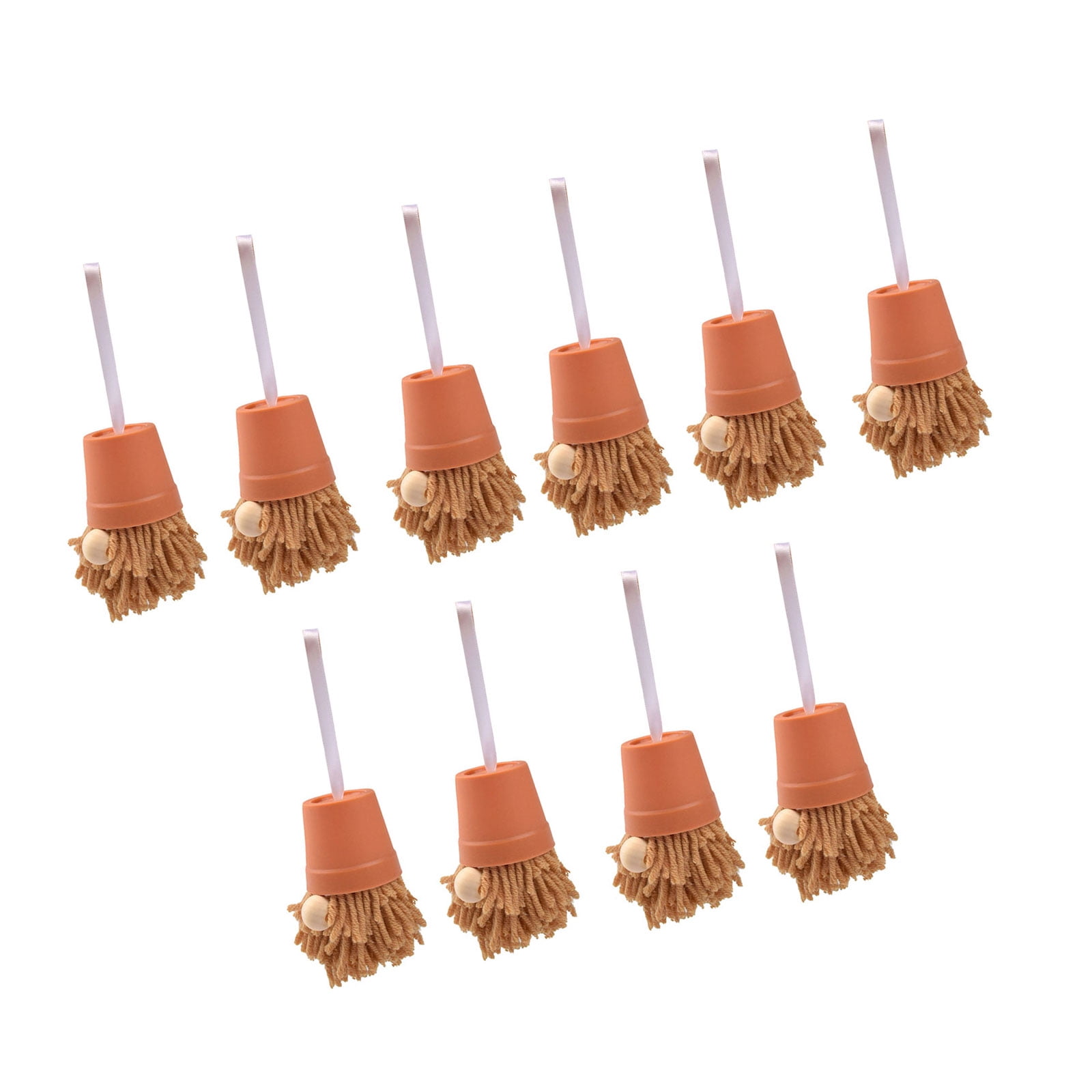 Set of 10 Cartoon Gnomes Elves Christmas Tree Figurines Ornaments Party ...