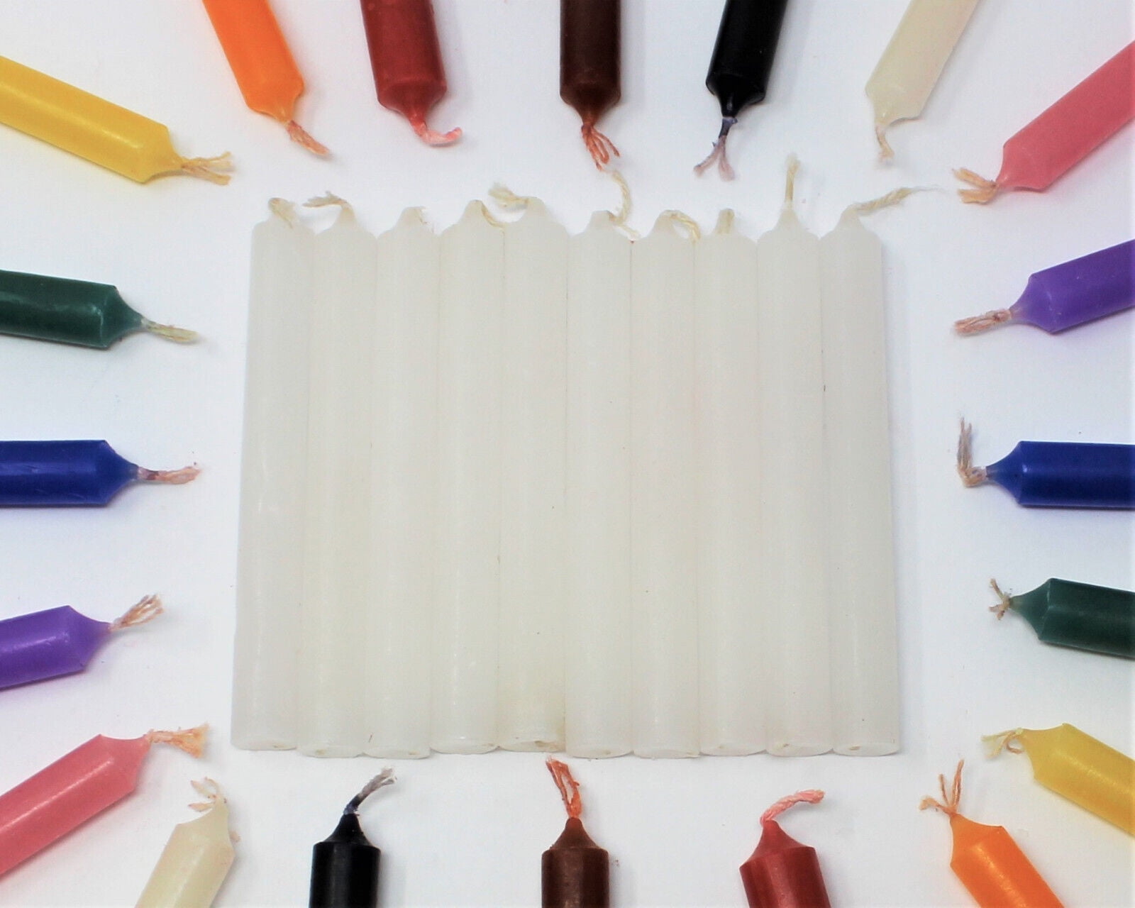 Spell Candles 4" Lot of 10 - Choose from 20 Colors - Walmart.com