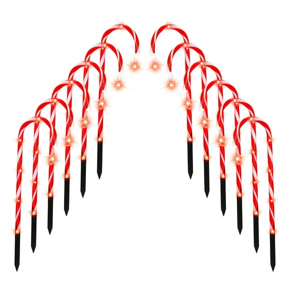 Candy Cane Lights for Christmas Decorations and Holiday Lighting