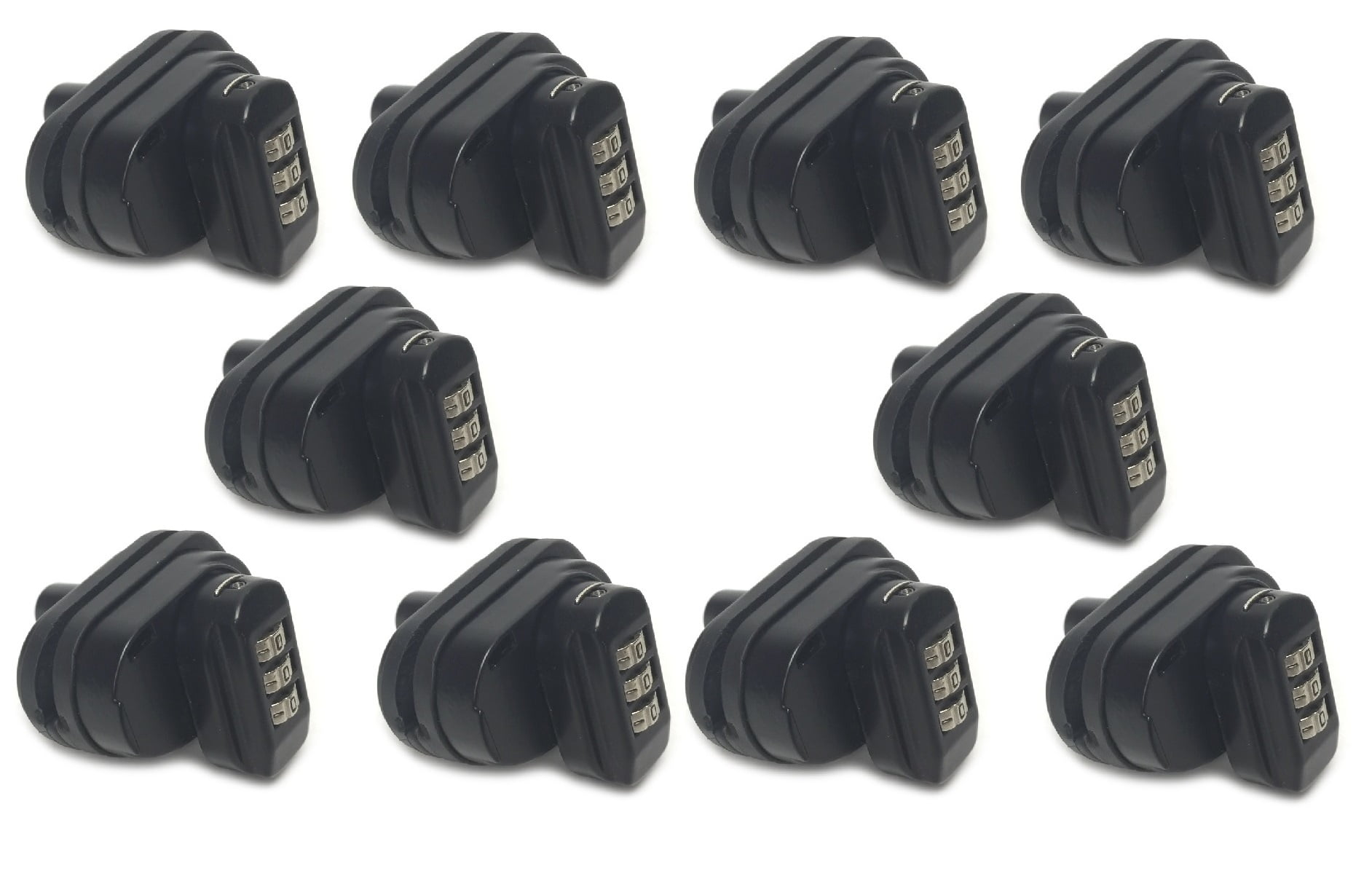 Set of 10 Combination Trigger Gun Locks Universal Firearms Pistol Rifle ...
