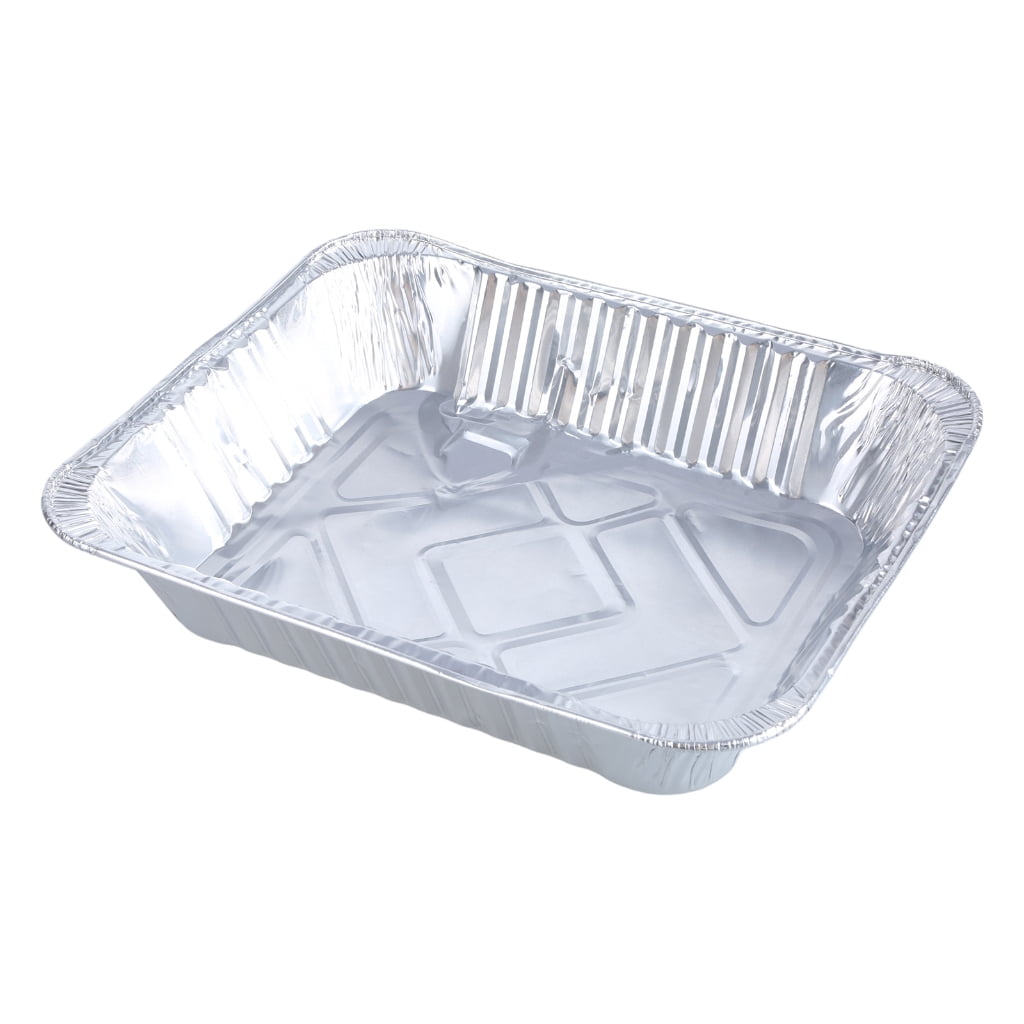 Set of 10 Disposables Food Pans Large Aluminium Foils Tray Takeaway ...