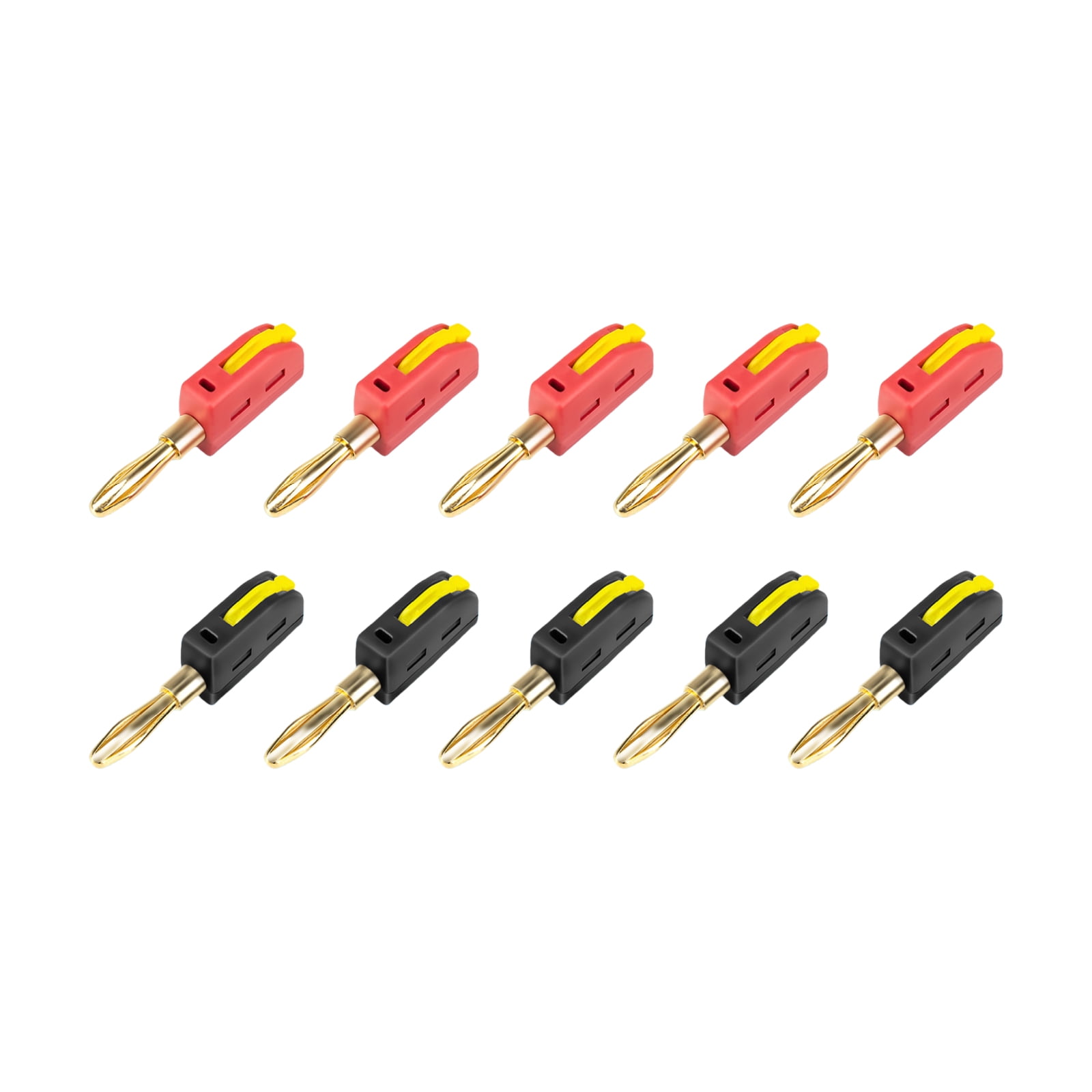 Set of 10 Easy Installing 4mm Banana Plugs 4mm Banana Plug 32A High ...