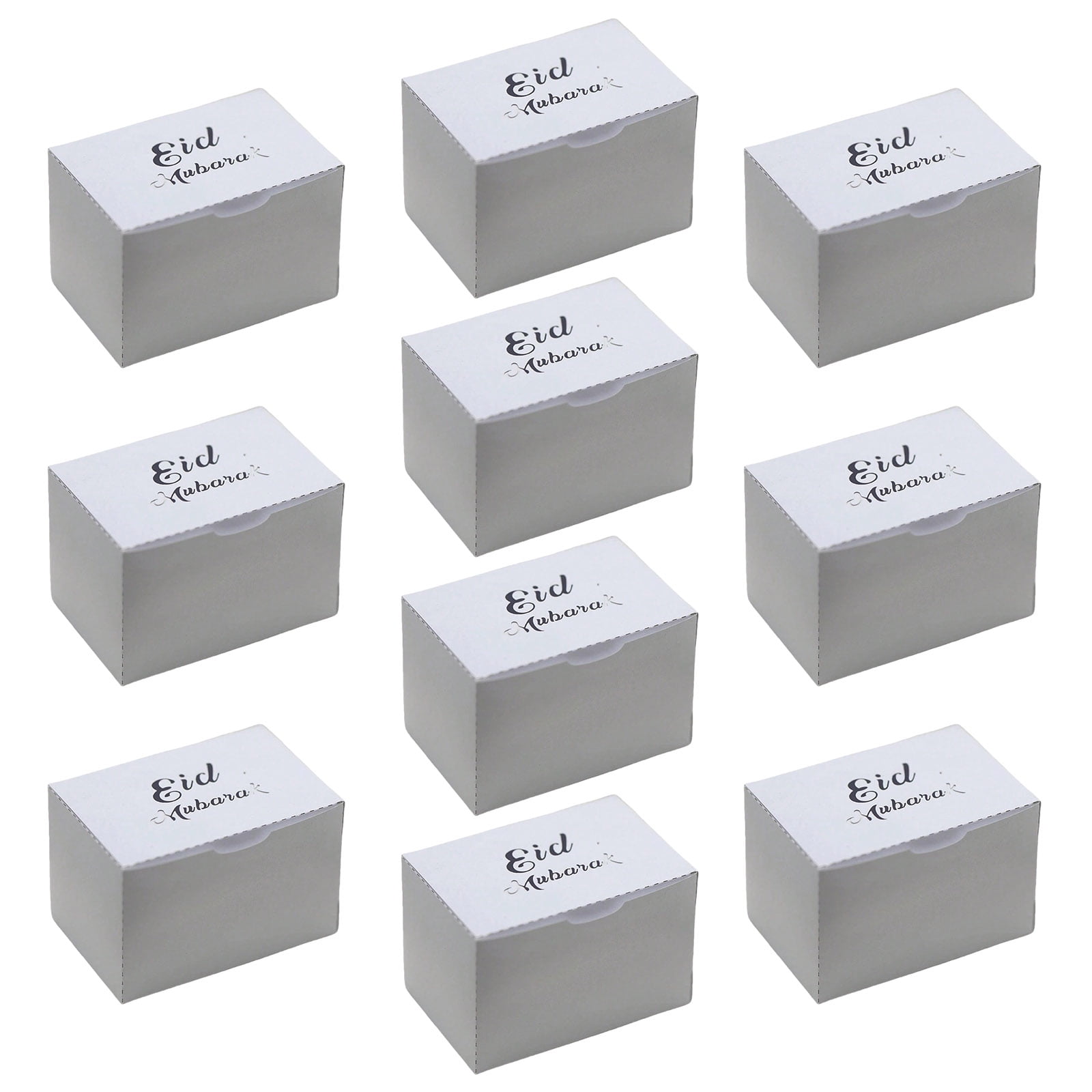 Set of 10 Eid Treat Boxes Box Colorful Cardboard Boxes Eid Party ...
