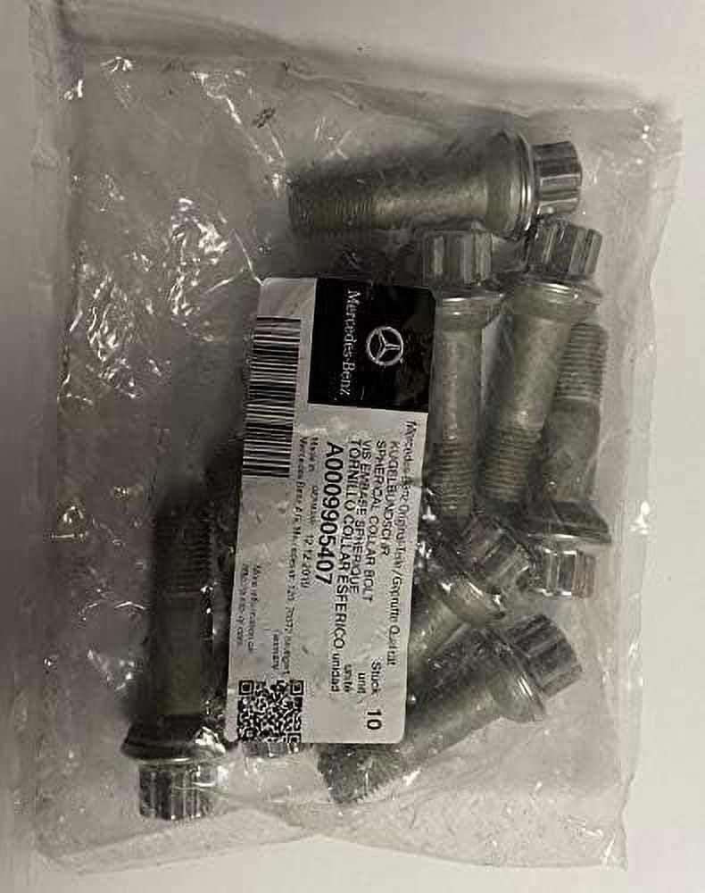 Set of 10 Genuine Wheel Bolts OEM# A0009905407 Made in Germany ...