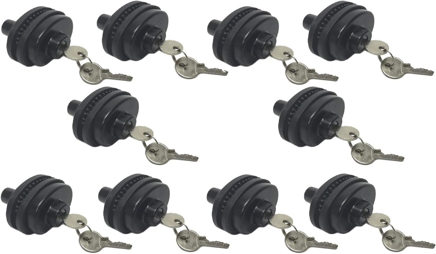 Set of 10 Keyed Alike Trigger Gun Locks Safety Universal Firearms ...
