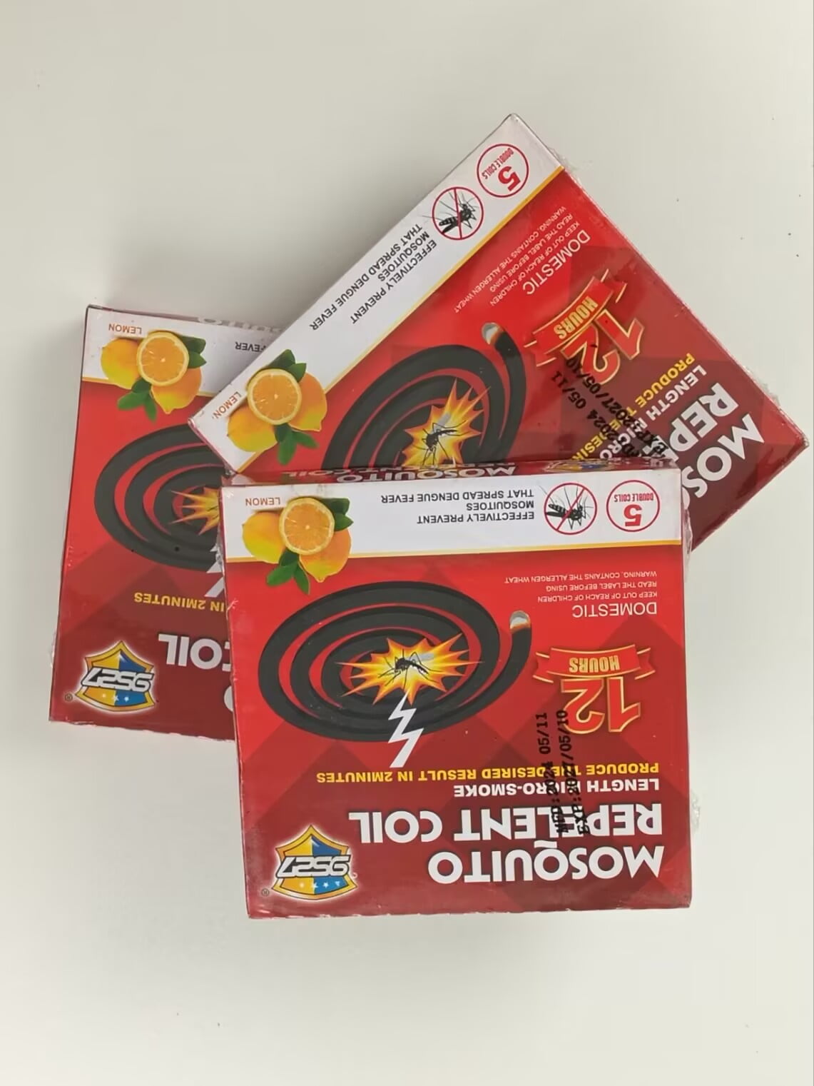 Set of 10 Mosquito Coils with Burner - Effective Mosquito Repellent ...