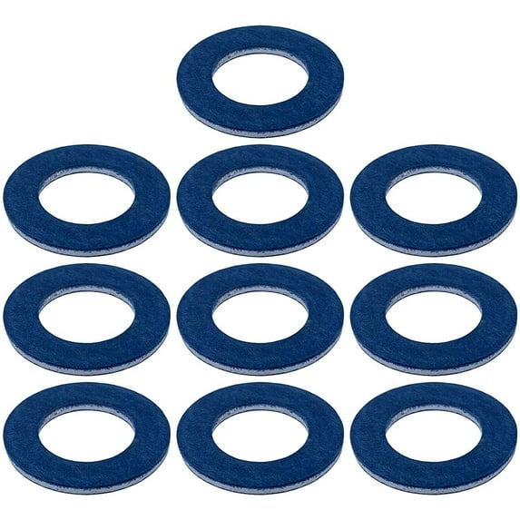 Set of 10 Oil Drain Sump Plug Washers Gasket Hole For Toyota OE90430 ...
