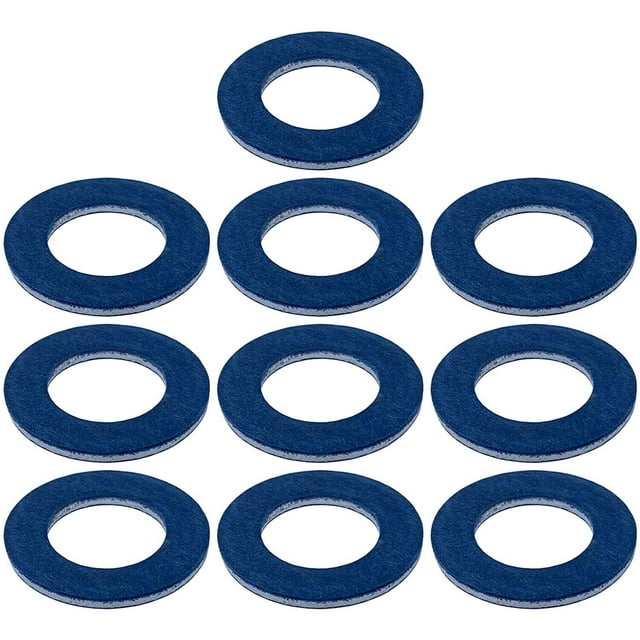 Set of 10 Oil Drain Sump Plug Washers Gasket Hole For Toyota OE90430 ...