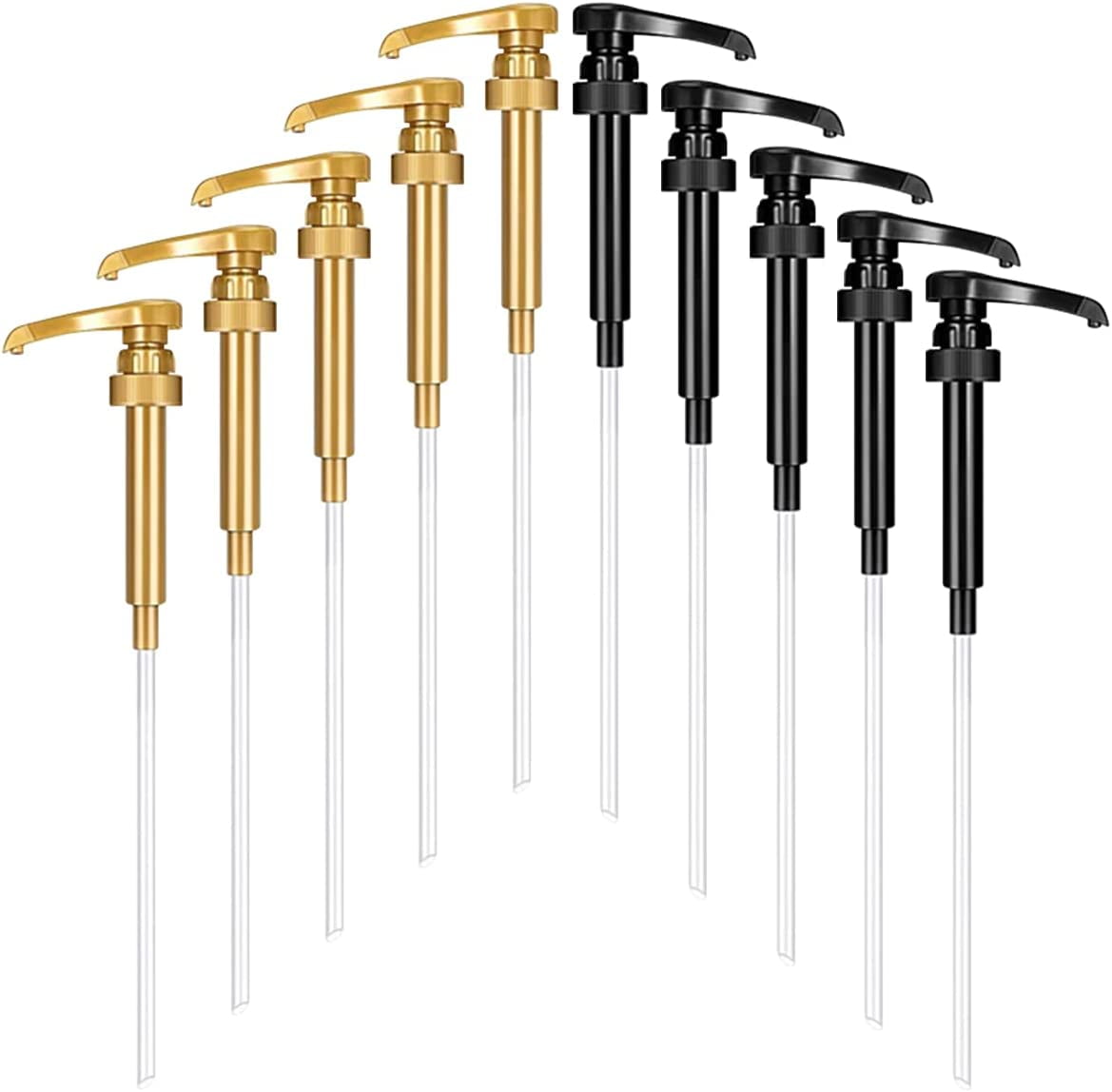 Set of 10 Syrup Pump Head Dispenser, Sirop Pump Replacement Cap, Coffee ...