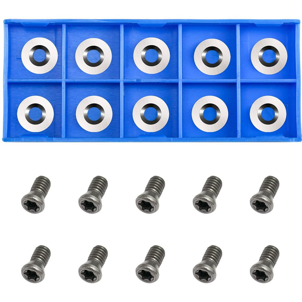 Set of 10 Tungsten Carbide Inserts 12mm for Woodturning Perfect for ...