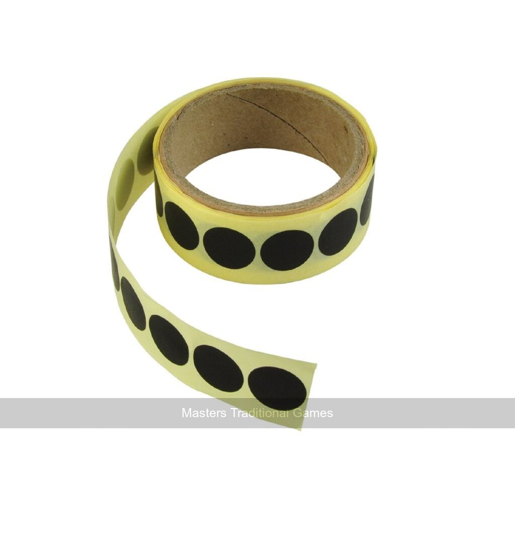 Set of 10 self-adhesive 12.5mm black table spots - Walmart.com