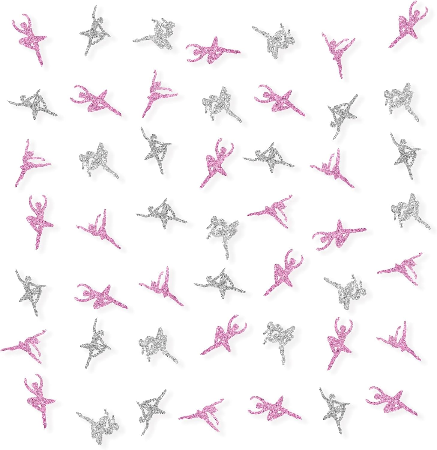 Set of 100 Ballerina Confetti, Ballet Dancer Table Decorations for Girl ...