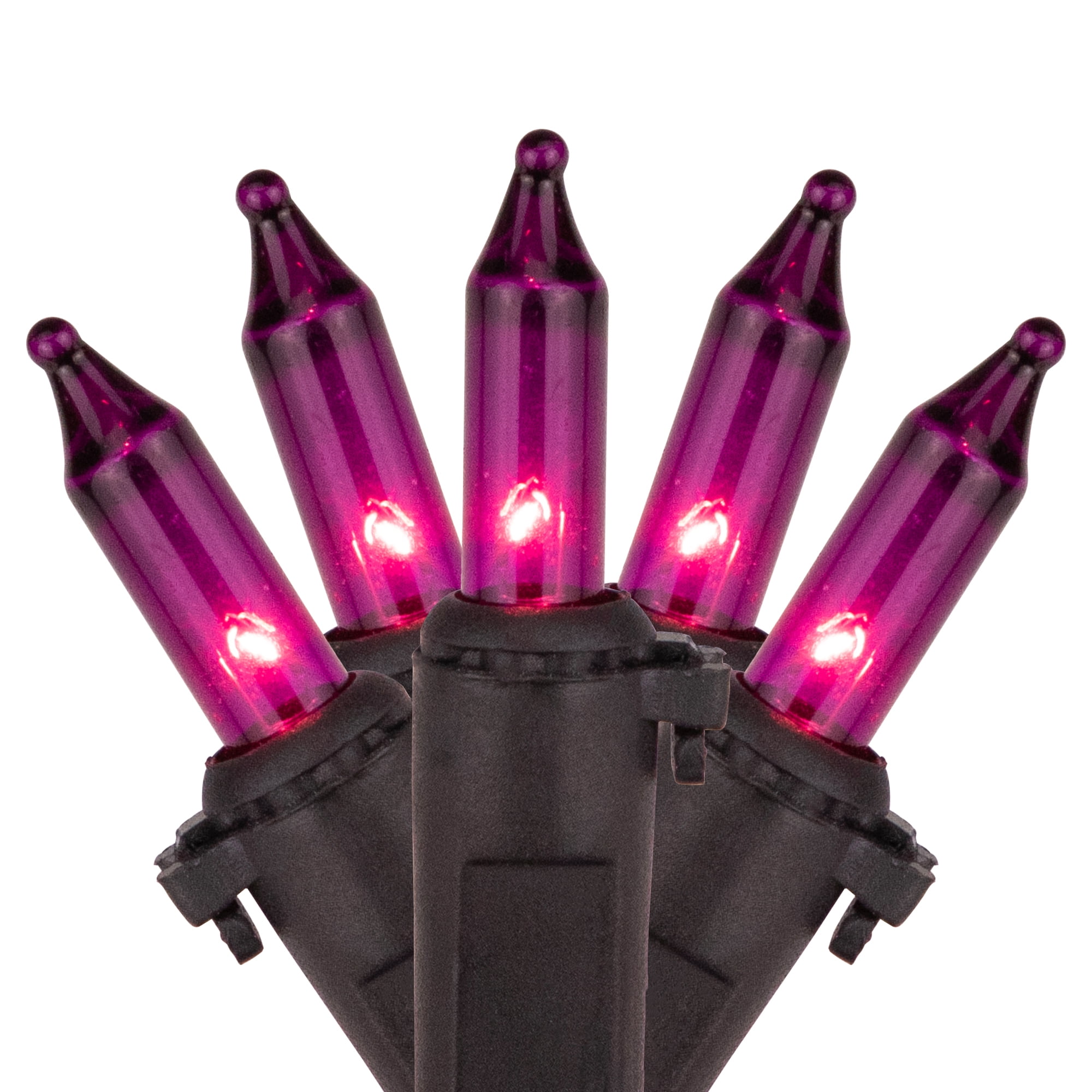 Christmas Lights - Set of 100 Purple Mini Lights - Walmart.com