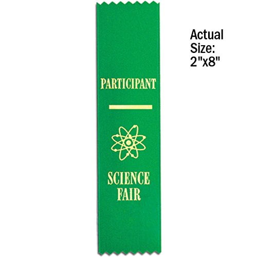 Set of 100 Science Fair Participant Ribbons - Flat - Walmart.com