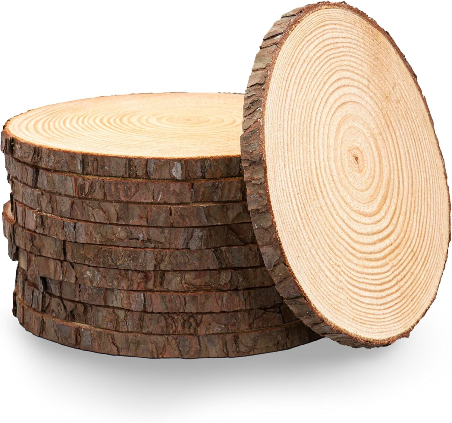 Set of (12) 10-11 inch Wood Slices for centerpieces! Wood Slice ...