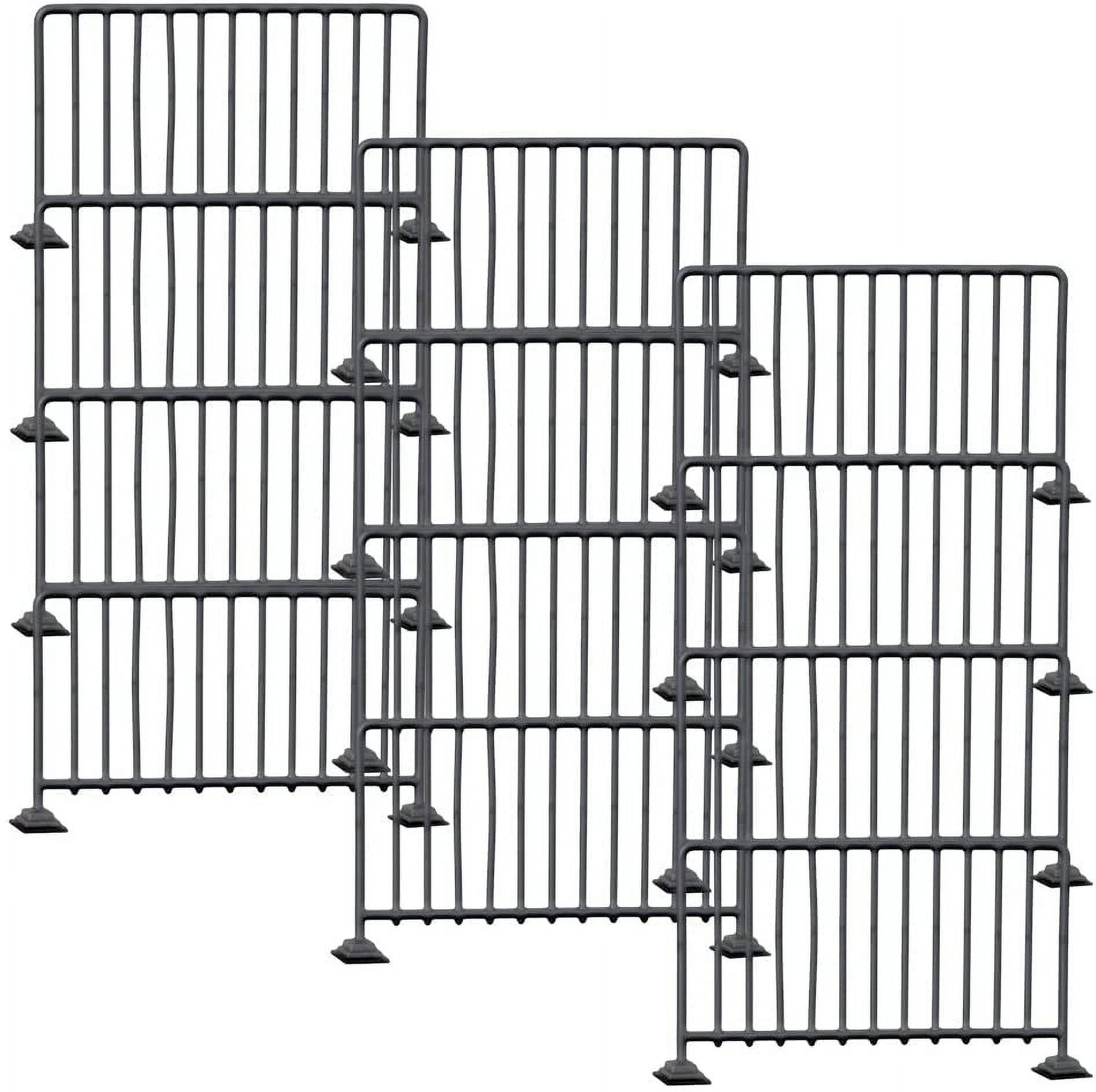 Set of 12 Black Guardrails for WWE & AEW Wrestling Action Figures ...