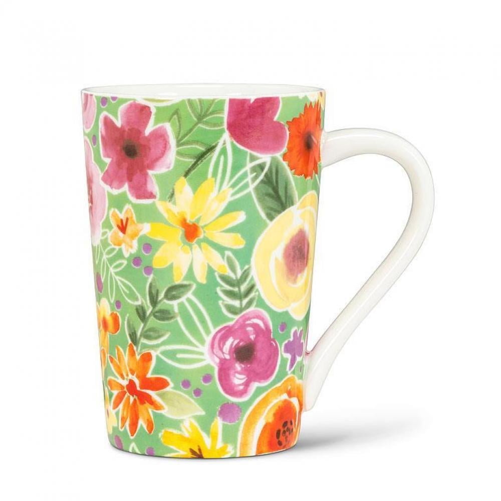 Set of 12 Bright Floral Mug - Walmart.com
