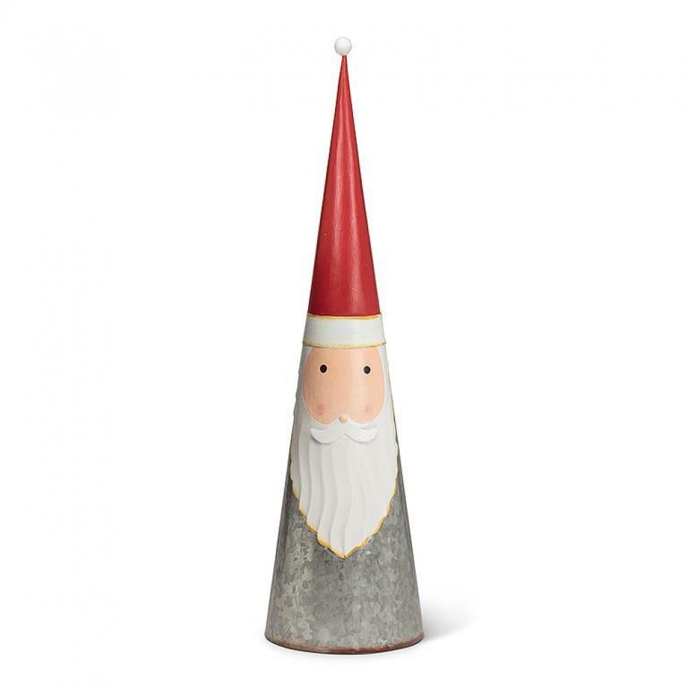 Set of 12 Classic Cone Santa Statuette - Walmart.com