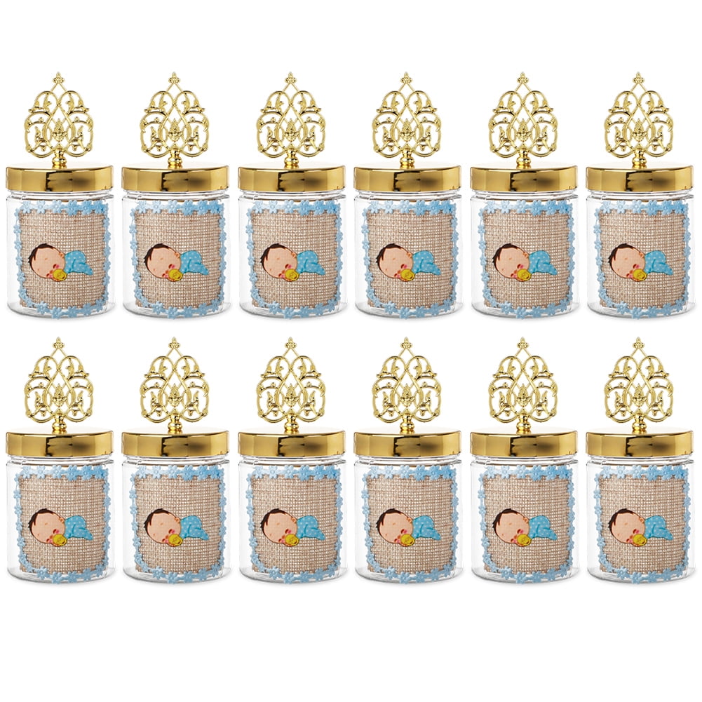 Set of 12 Creative Candy Boxes Elegant Vintage Plastic Mini Storage ...