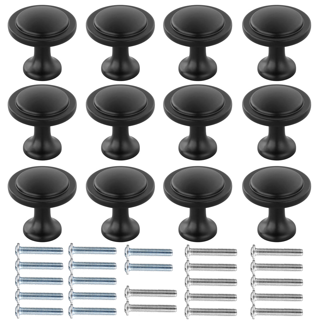 Set of 12 Door Cabinet Knobs Handles Drawer Dresser Knob Hardware ...