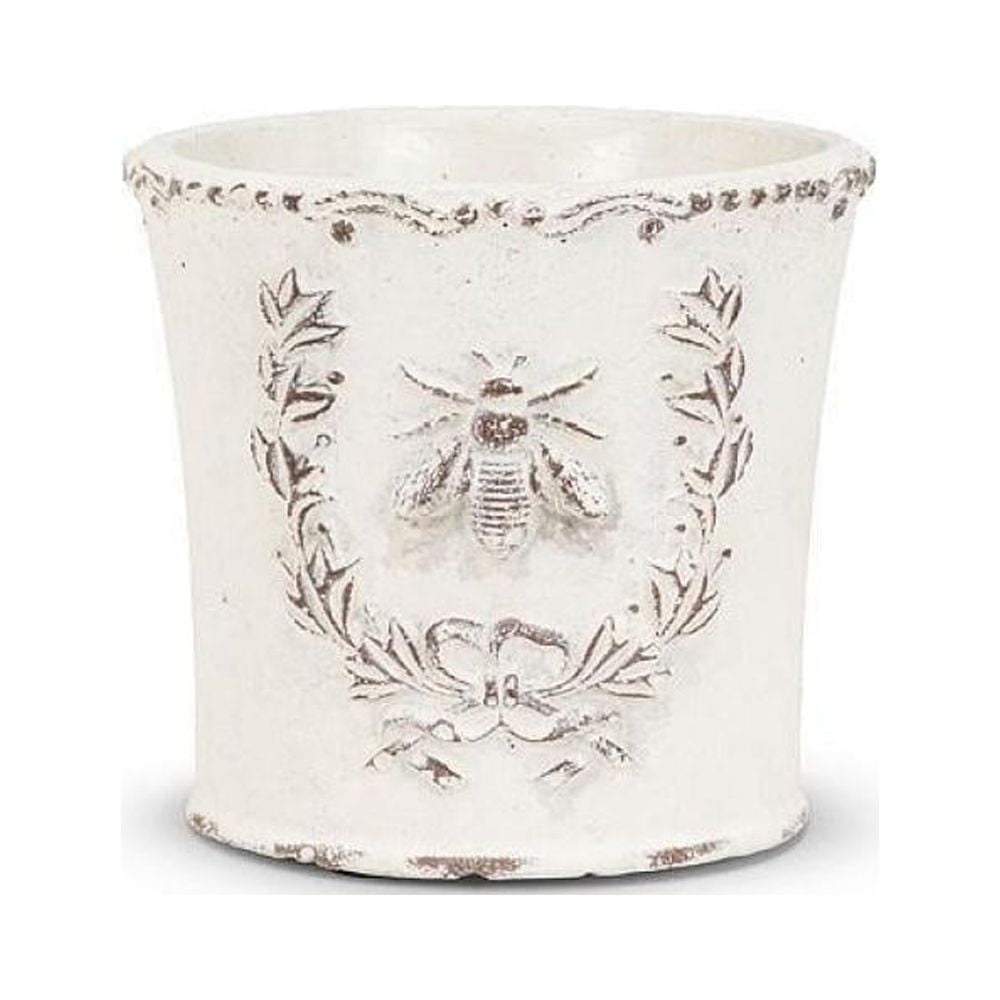 Set of 12 Emboss Bee In Crest Planter - Walmart.com