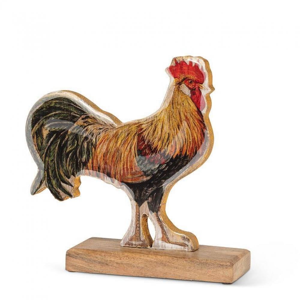 Set of 12 Glossy Cockerel Rooster Statuette - Walmart.com