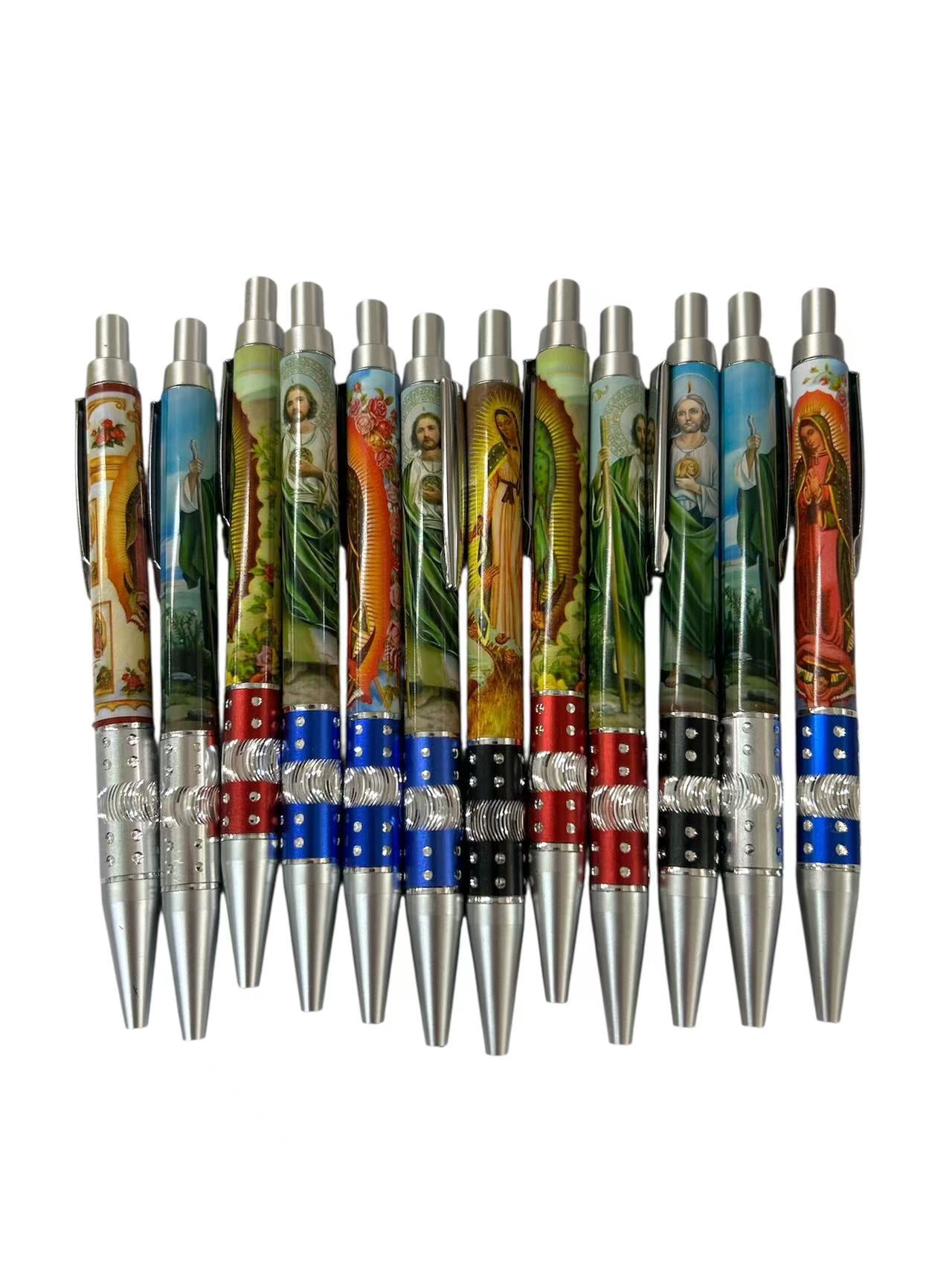 Set of 12 I Love Jesus Pens Recuerdos Communion Bautizo Baptism ...
