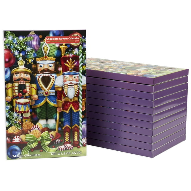 Set of 12 Large Chocolate Advent Calendars - The Three Nutcrackers by ...