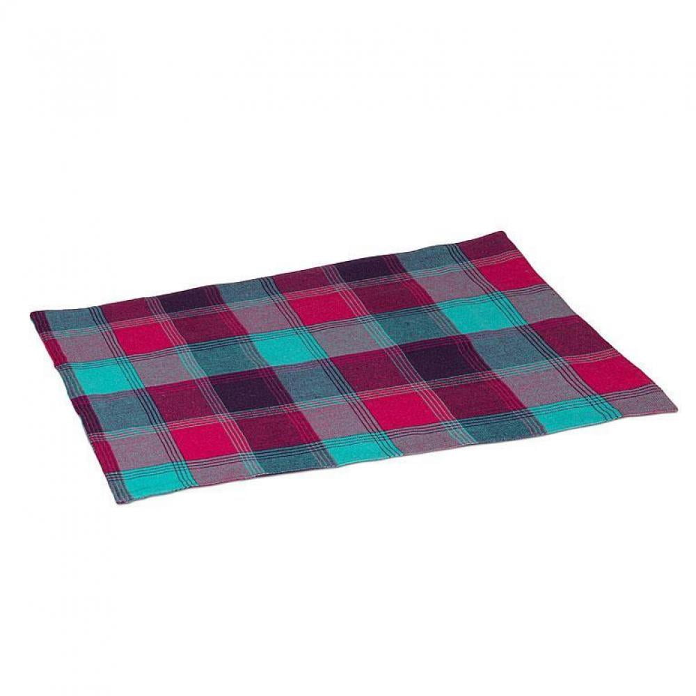 Set of 12 Plaid Mat Placemat - Walmart.com