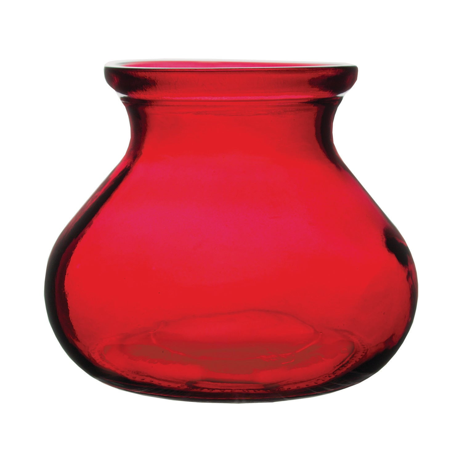 Set of 12 Ruby Red Rosie Posie Glass Vase - Walmart.com