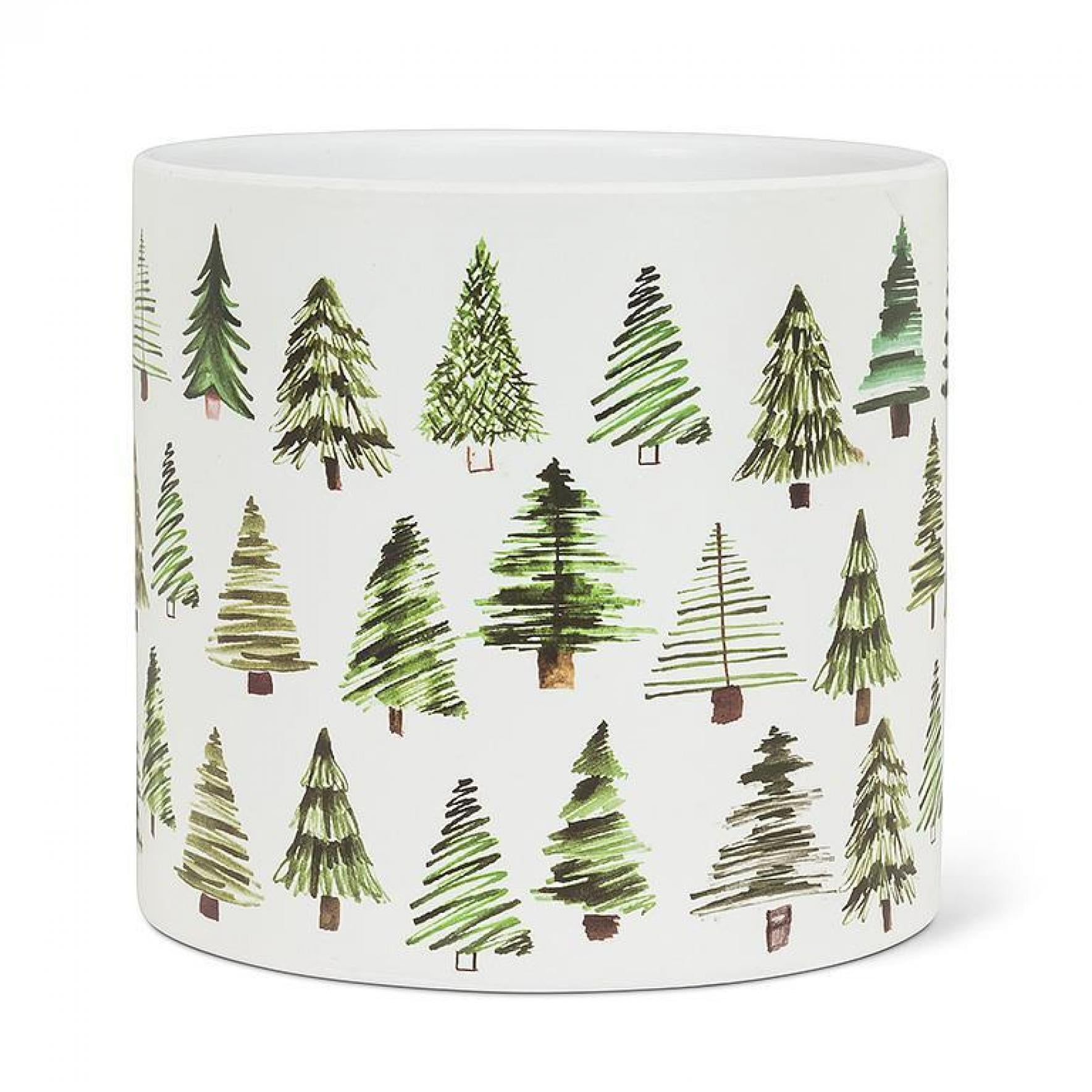 Set of 12 Simple Evergreen Trees Planter - Walmart.com