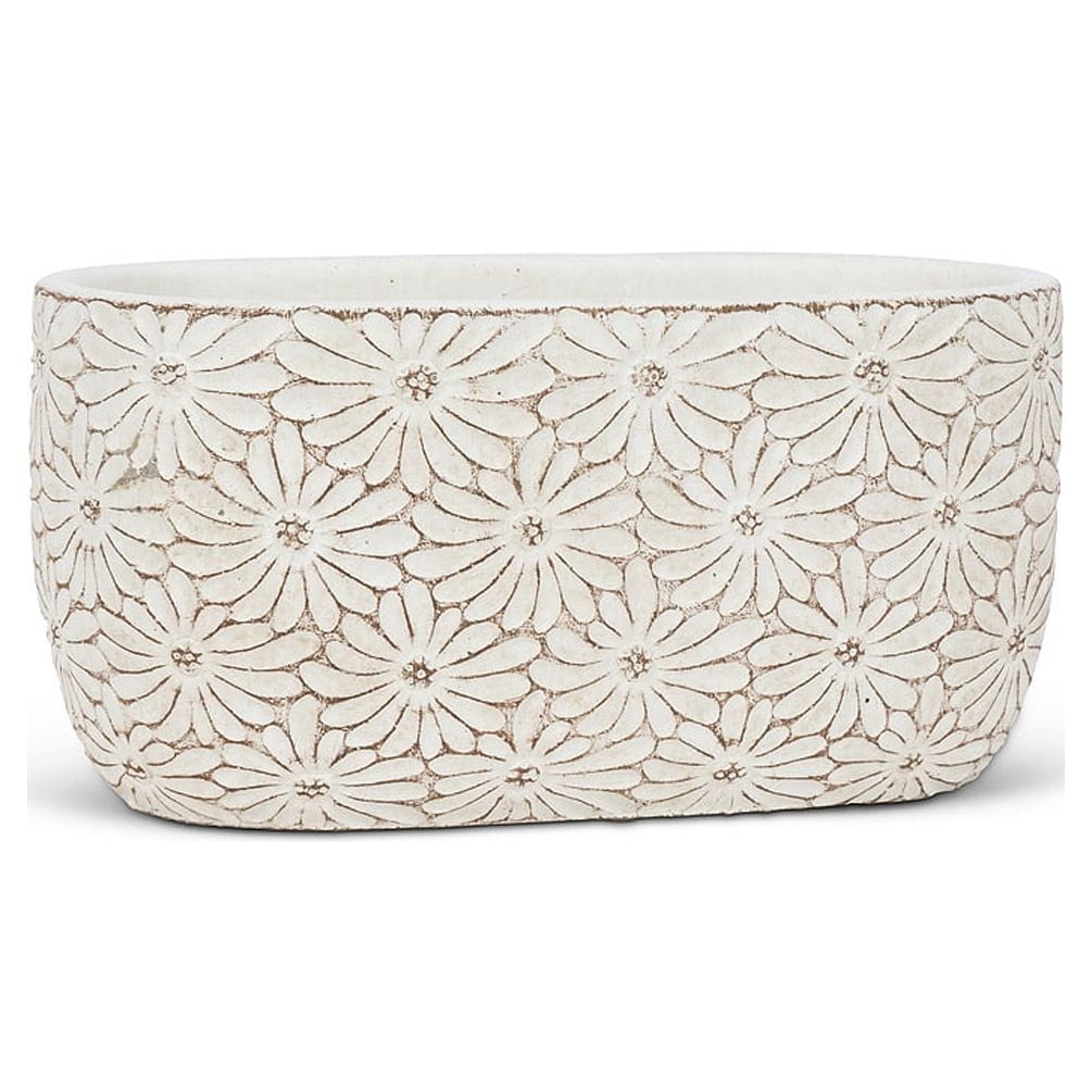 Set of 12 Small Oval Daisy Planter - Walmart.com