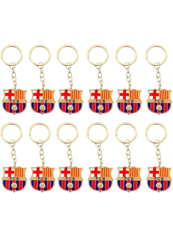 Set of 12 Souvenir Keychains – Famous Soccer Teams Keychain Set ...
