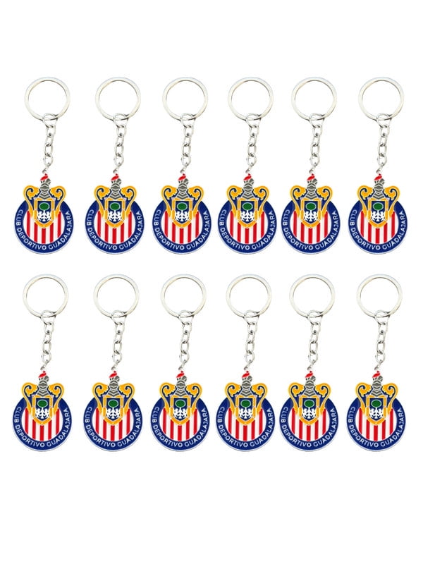 Set of 12 Souvenir Keychains – Famous Soccer Teams Keychain Set ...