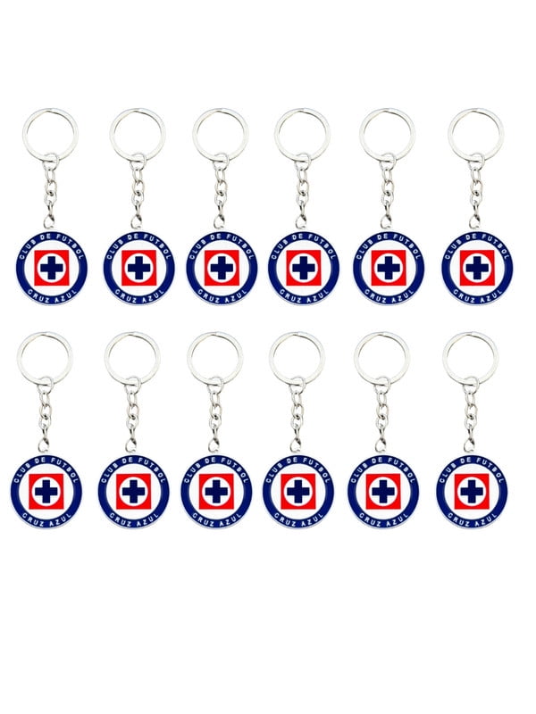 Set of 12 Souvenir Keychains – Famous Soccer Teams Keychain Set - Cruz ...