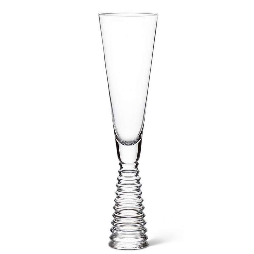 Set of 12 Stack Base Flute Glass - Walmart.com