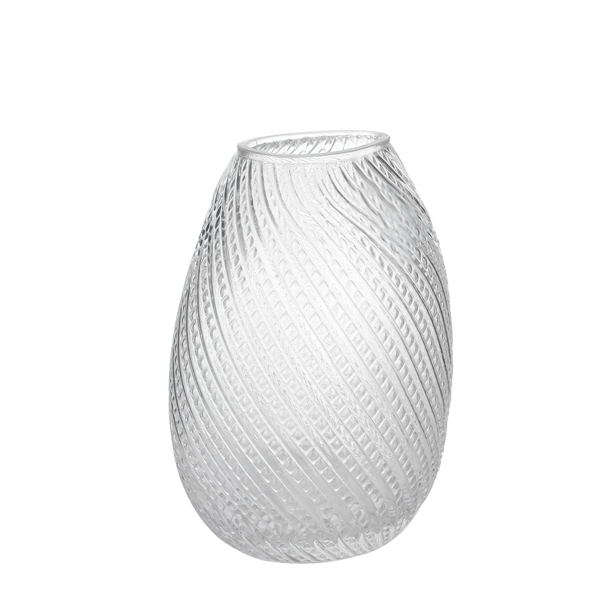Set of 12 Swirled Pattern Glass Vase - Walmart.com