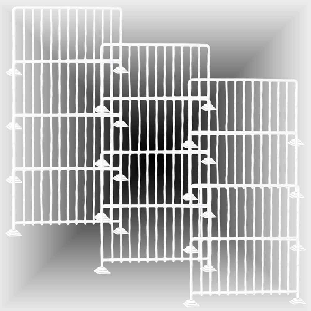 Set of 12 White Guardrails for WWE & AEW Wrestling Action Figures ...