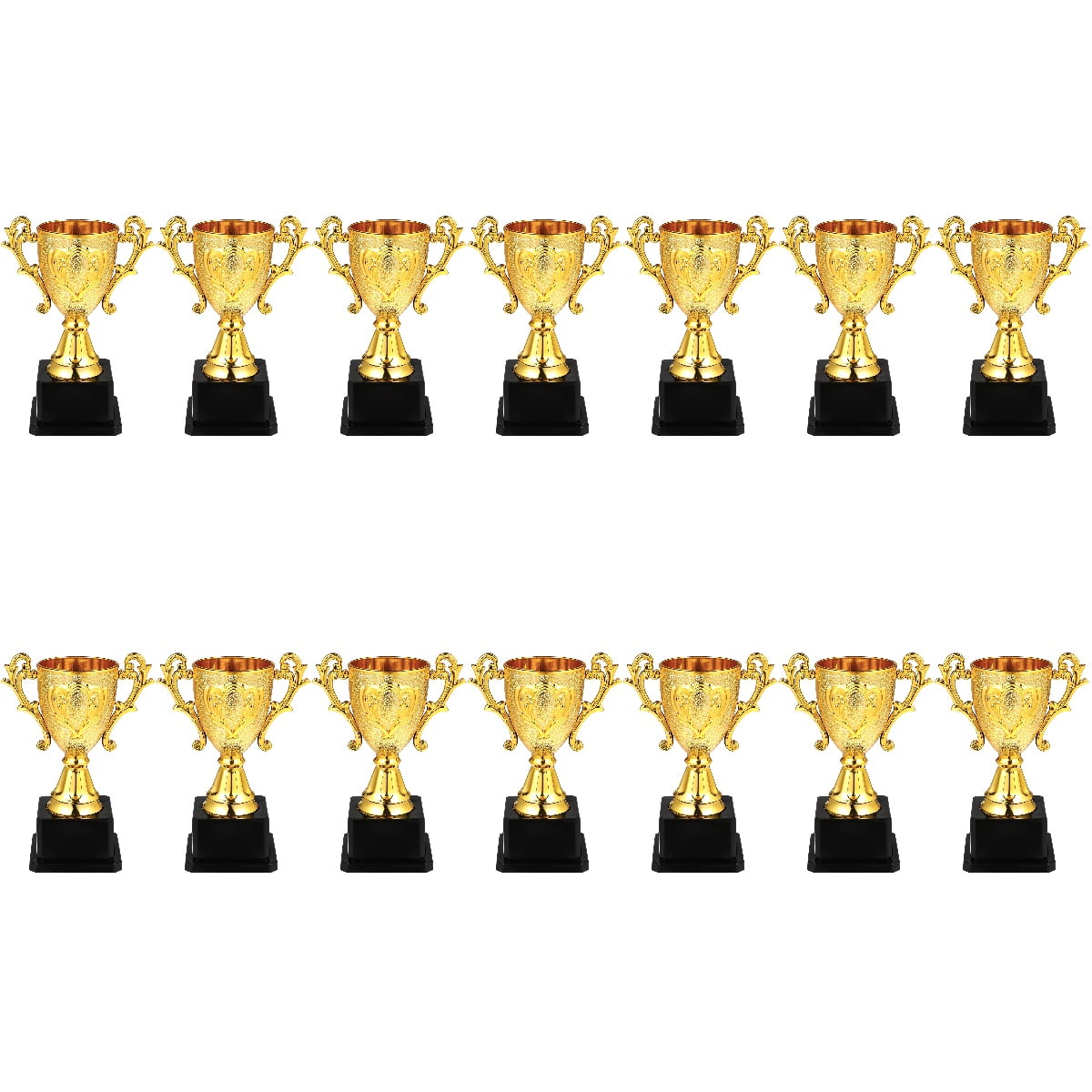 Set of 14 Plastic Trophy Award Mini Trophies Toddler Baby - Walmart.com