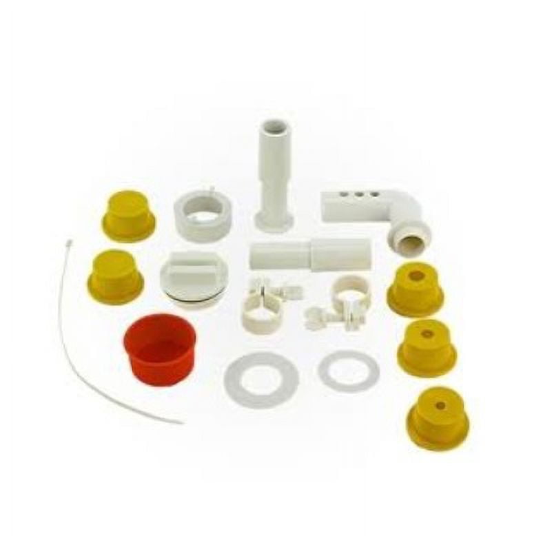 Set of 14 White and Yellow Hydro Tools Complete Adapter Kit for ...
