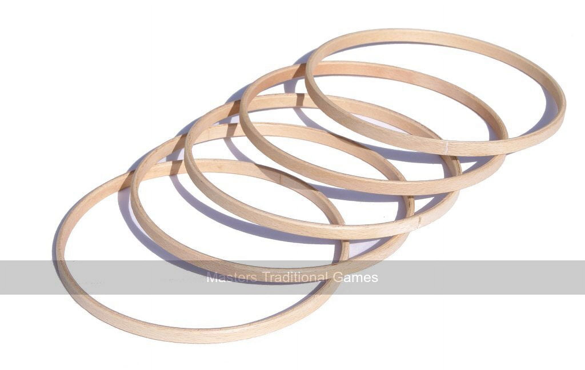 Set of 15 wooden Hoops for Hoopla (17cm diameter) - Walmart.com