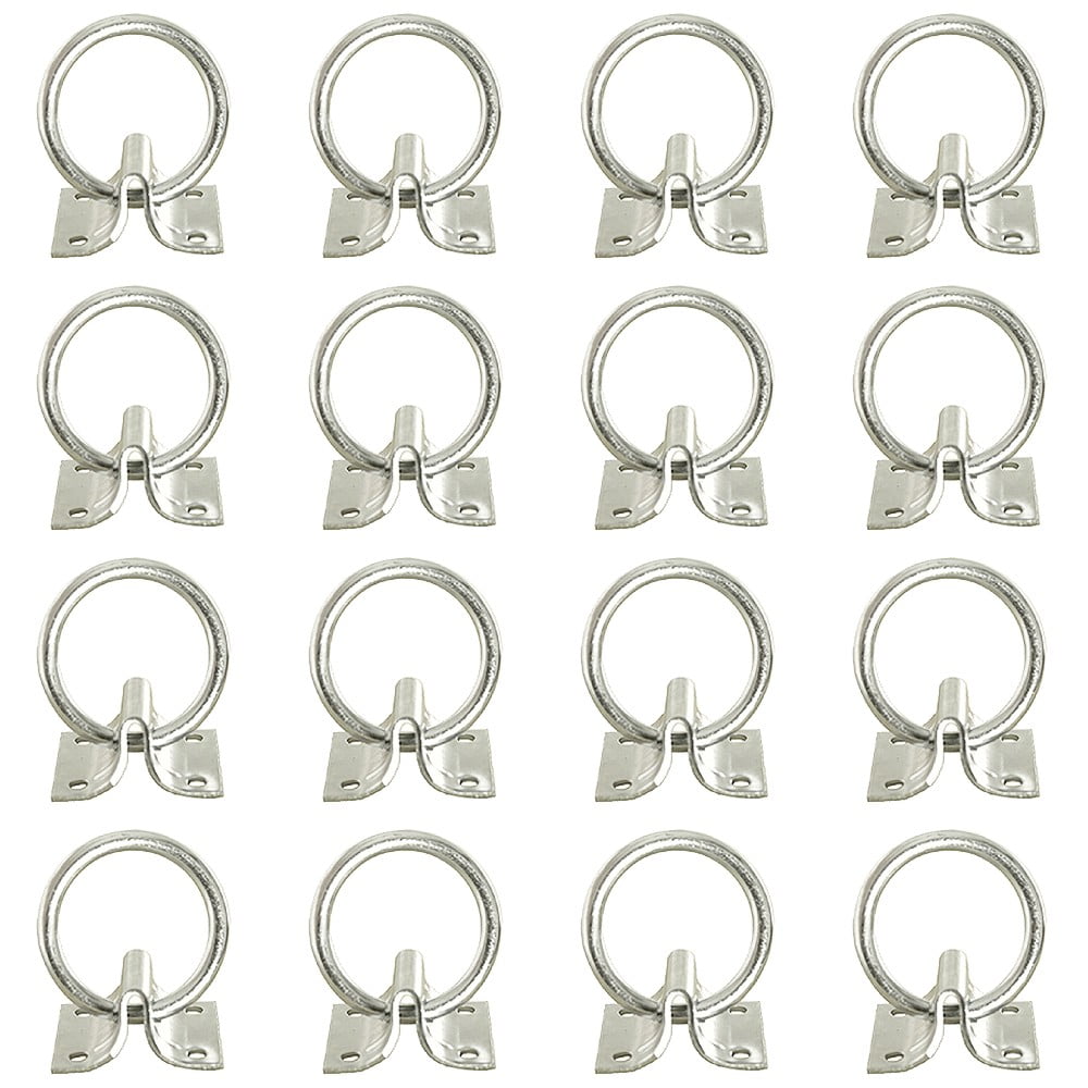 Set of 16 Hilason 2 in Cross Tie Ring w/ 2mm sheet Zinc Plated ...