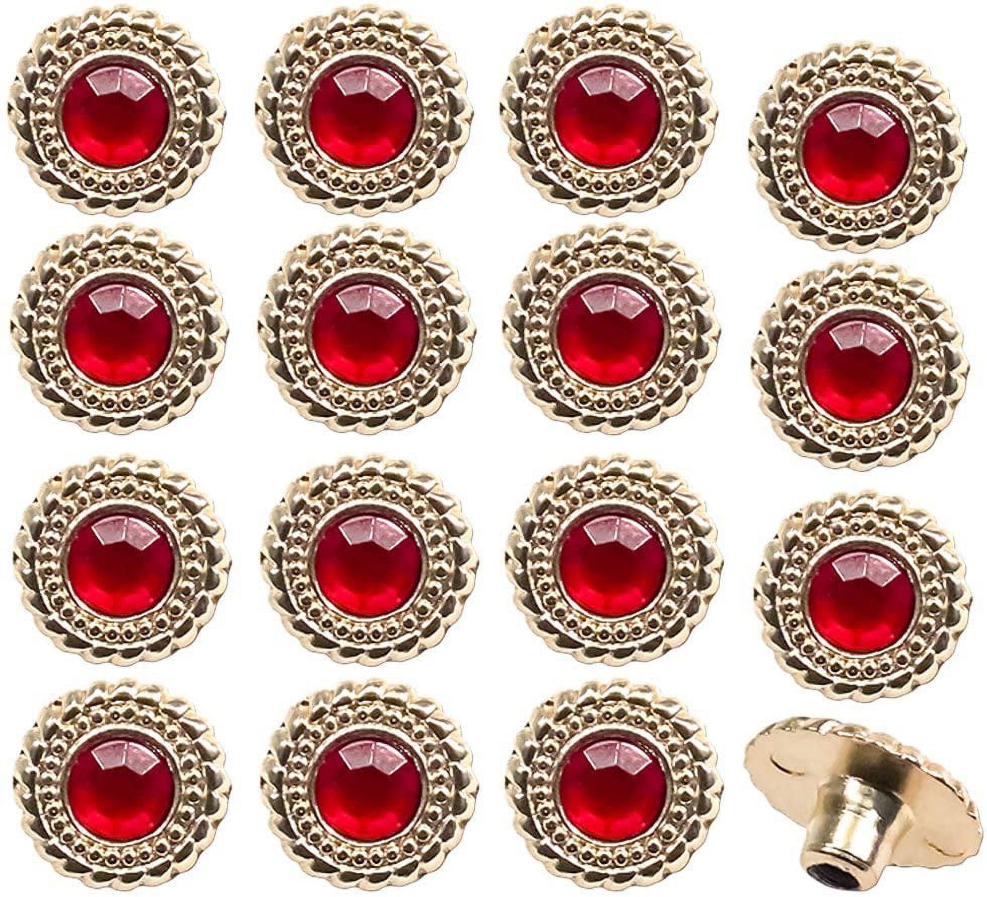 Set of 16 Replacement Ruby Rivets Compatible with WWE World Heavyweight ...