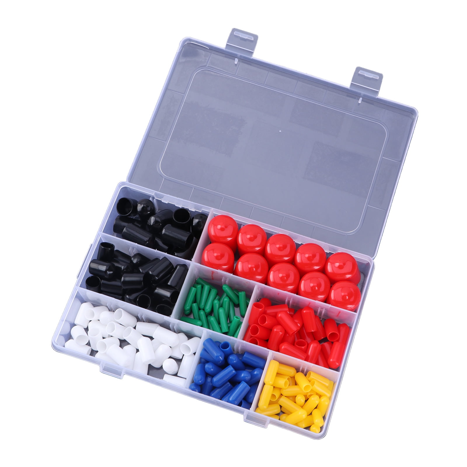 Set of 170 Rubber Protective Caps PVC Slip Resistant Caps Assorted Size ...