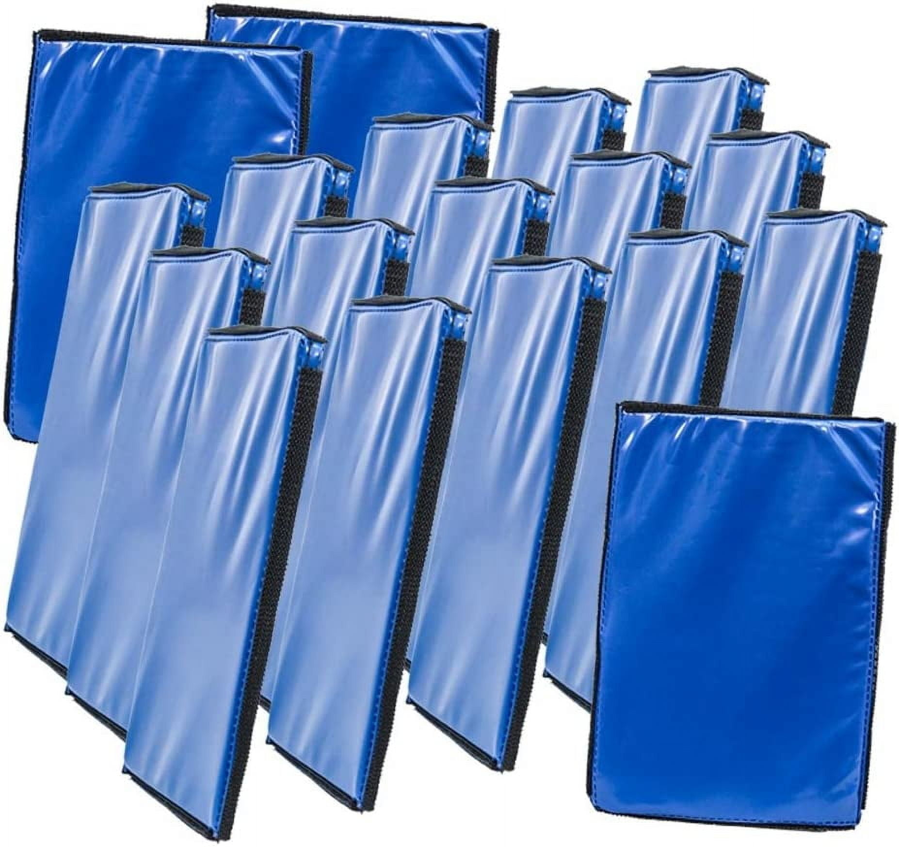 Set of 18 Blue Wrestling Ring Floor Mats for Wrestling Action Figures ...
