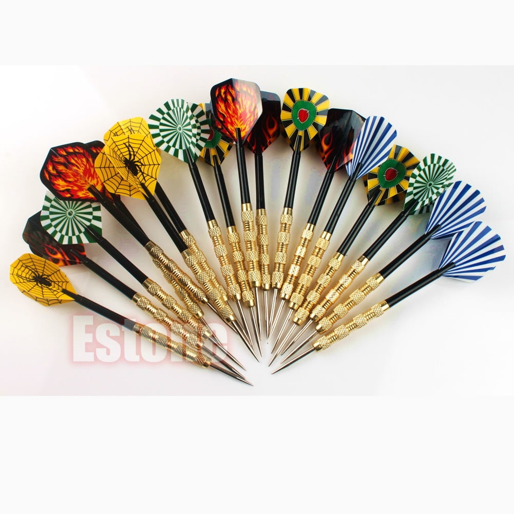 Set of 18 Steel Tip Darts Steel Tip Set Professional Darts, Metal ...