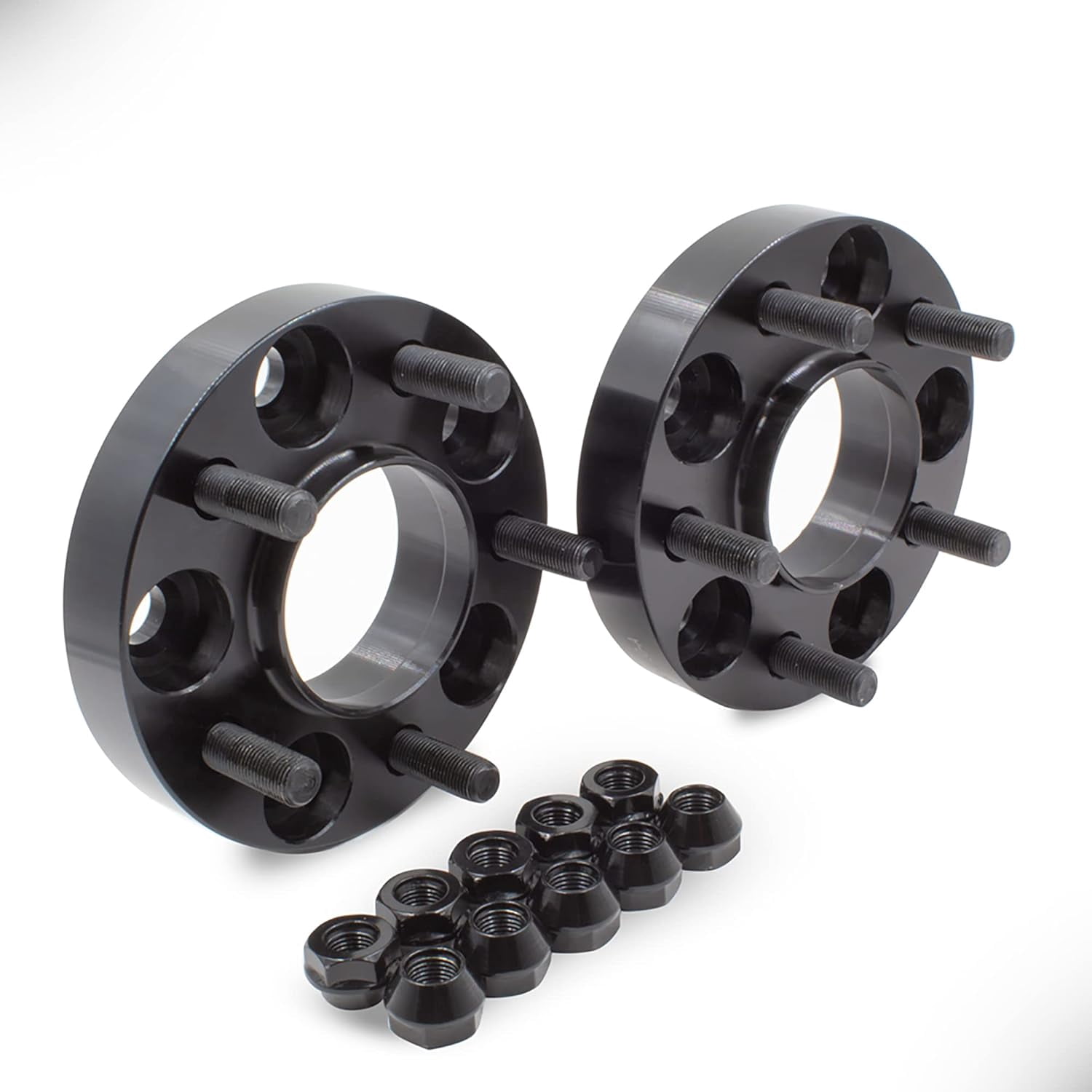 Set of 2 1.00" Thickness M14x1.5 Wheel Spacers 70.50mm Hub Centric ...