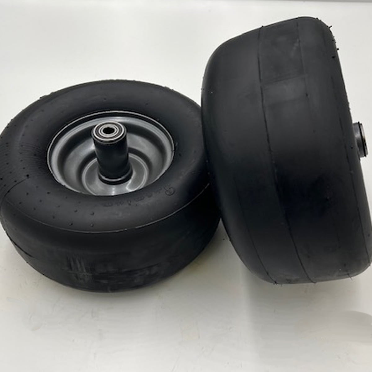 11x6.00-5 Flat Free Dark Gray Wheel Assembly - Set of 2 - Walmart.com